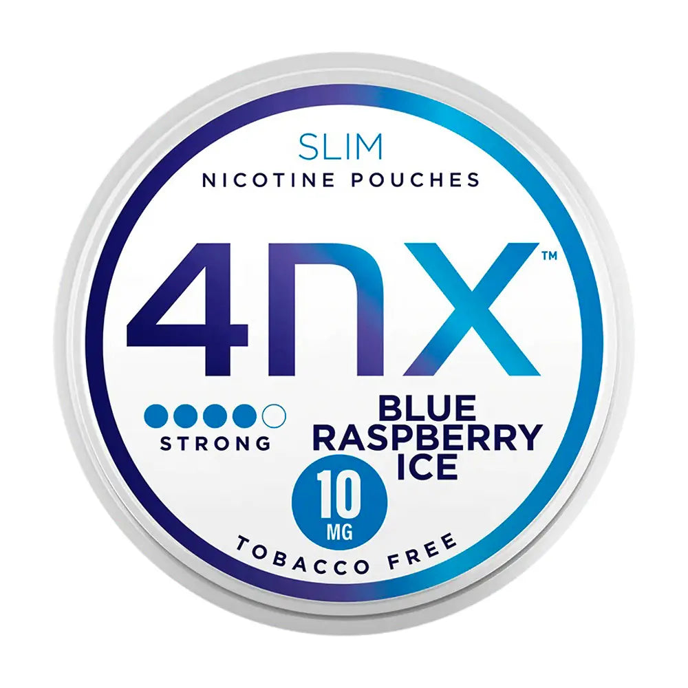 4NX Blue Raspberry Ice Nicotine Pouches From £4.24 - UK #1 Site - Buy ...