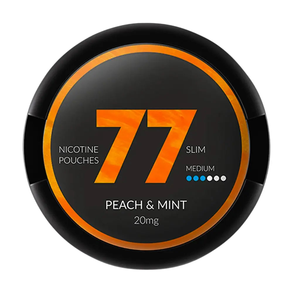 77 Peach & Mint Nicotine Pouches From £3.49 - UK #1 Site - Buy Online