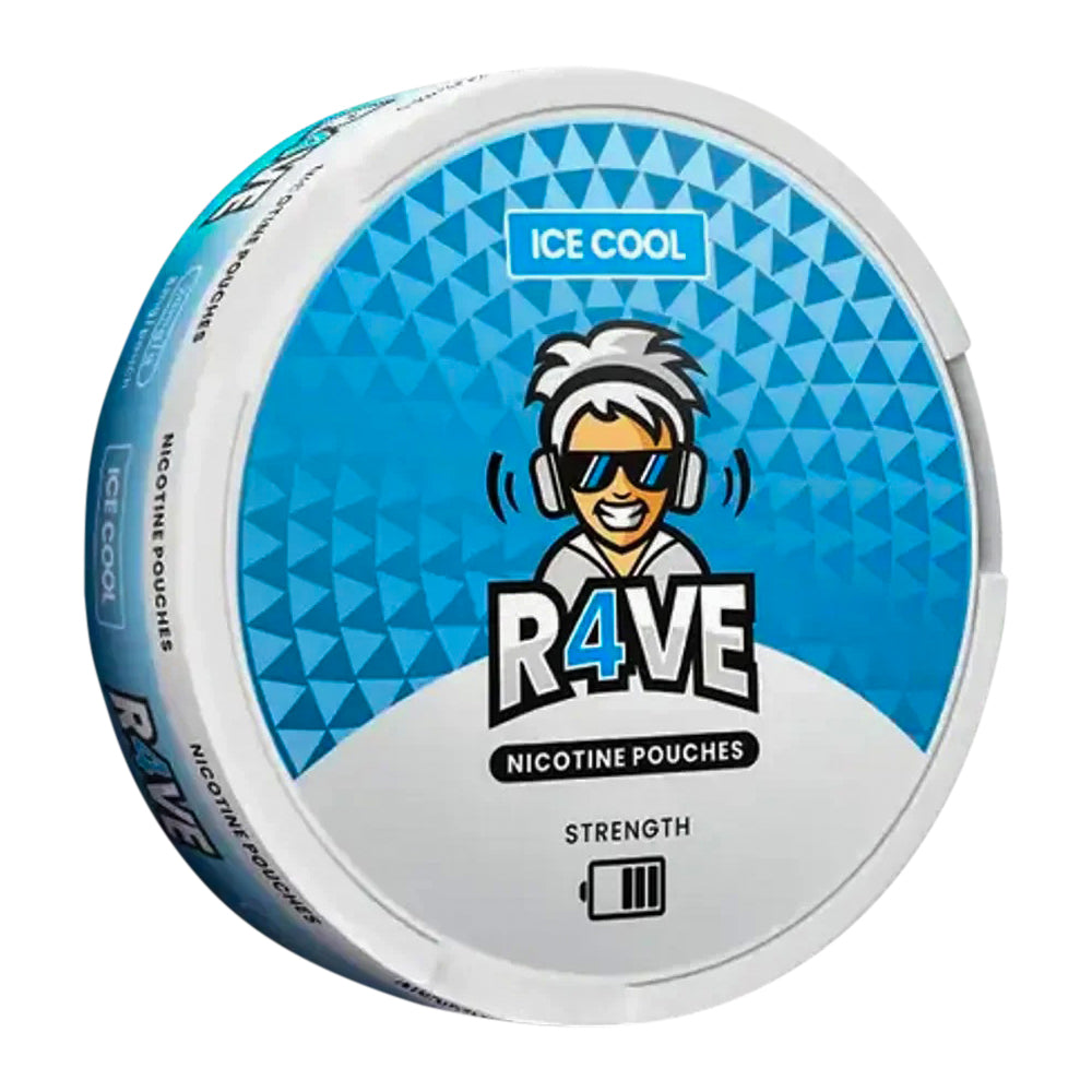 Rave Ice Cool Nicotine Pouches From £3.59 - UK #1 Site - Buy Online