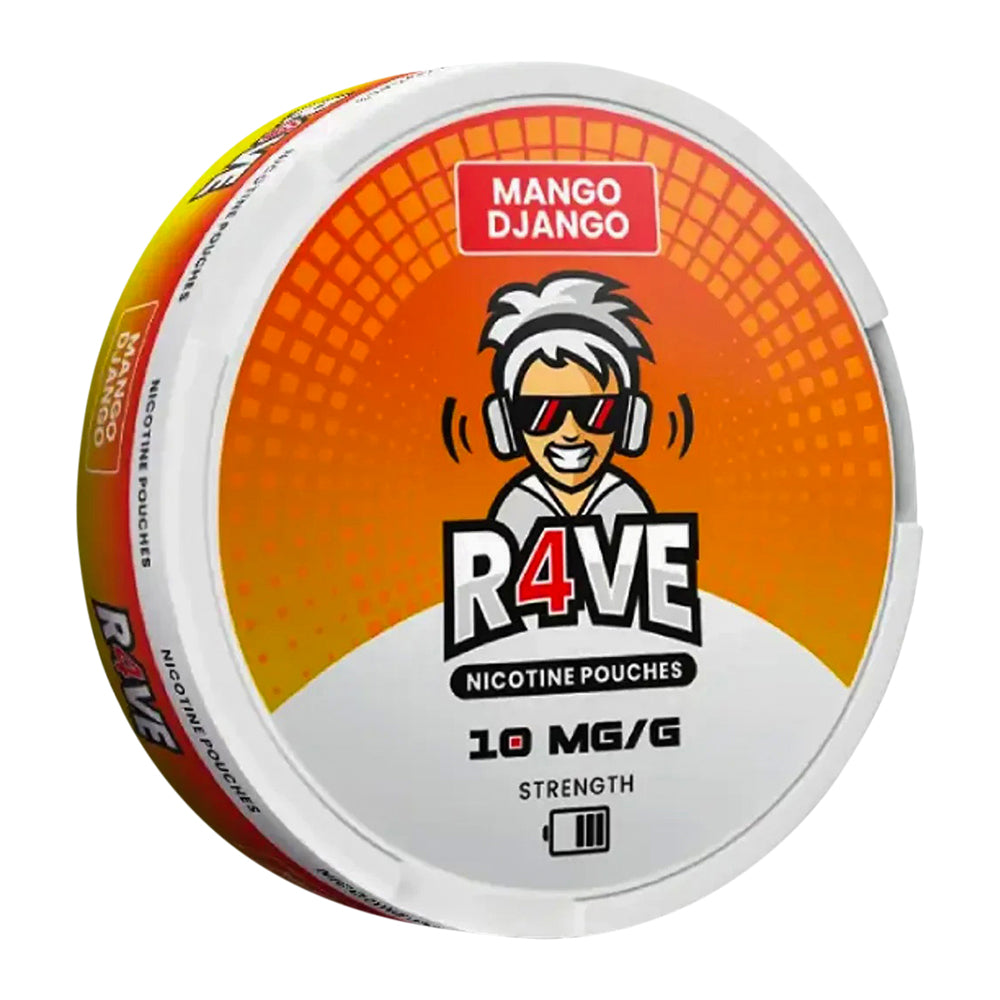 Rave Mango Django Nicotine Pouches From £3.59 - UK #1 Site - Buy Online